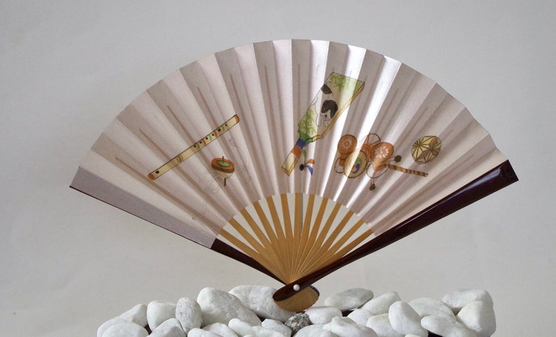 Traditional Japanese Play Tools Decorative Mini Ogi.the - Etsy