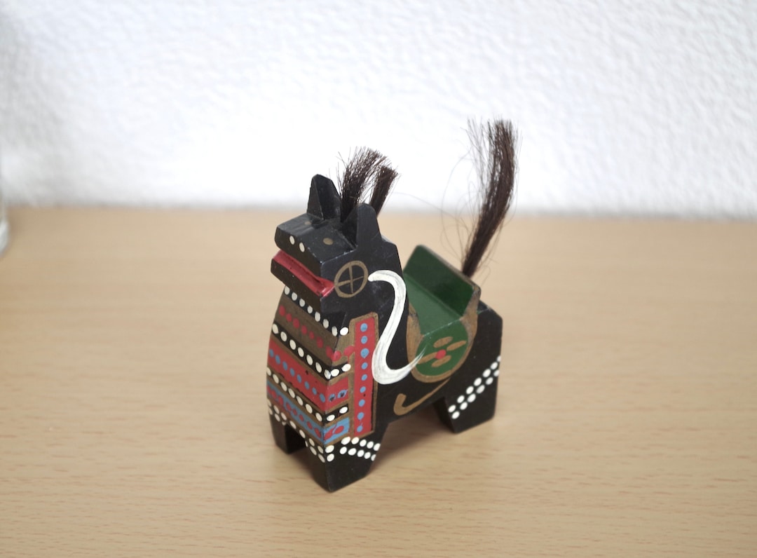 Yawata Uma Crafts Doll a Wooden Horse Made in Imitation of a Votive ...