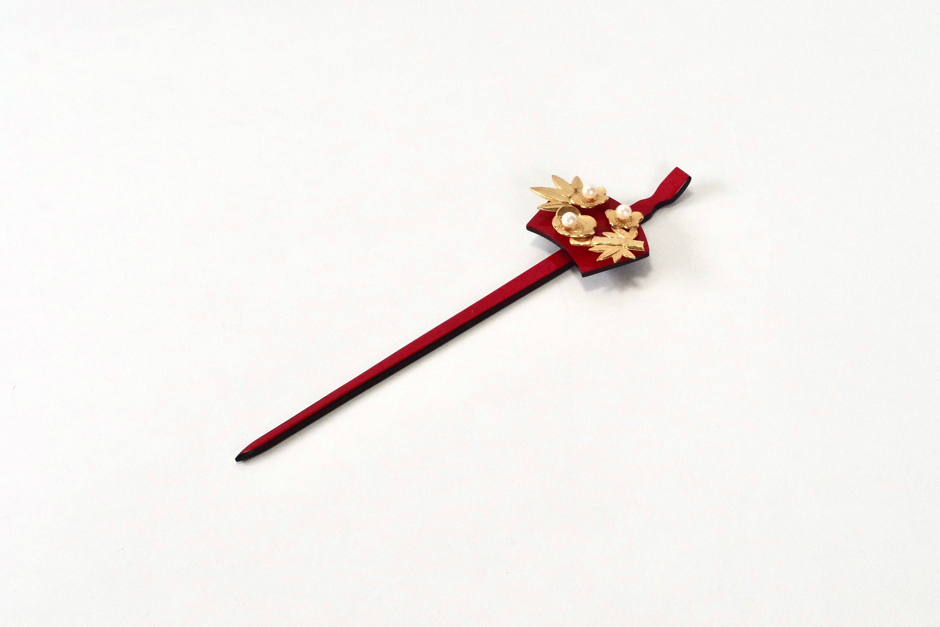 Three-dimensional decorative KANZASHI Nostalgia and Modern | Etsy