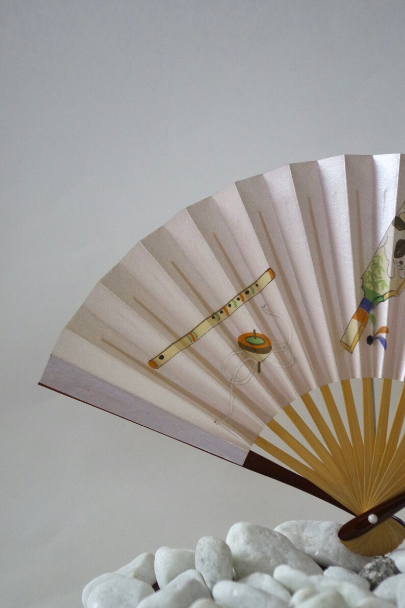 Traditional Japanese Play Tools Decorative Mini Ogi.the - Etsy