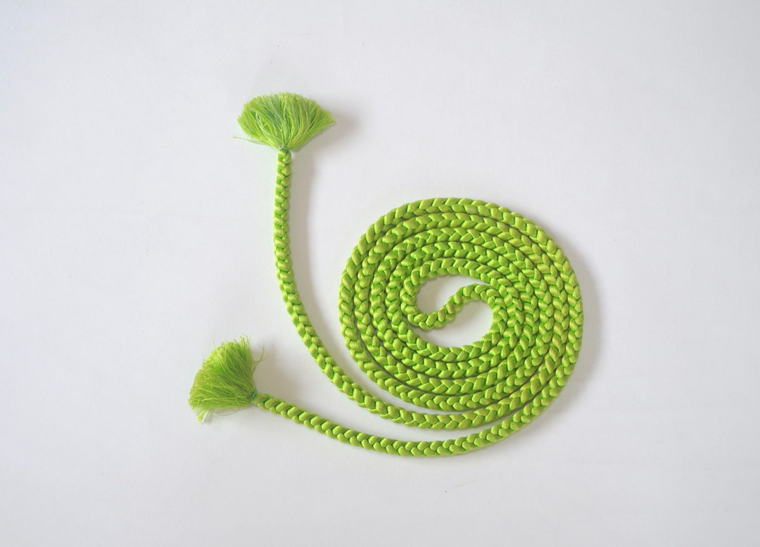 Lime Green Rope Type Obijime Length:approx. 63inch modern - Etsy