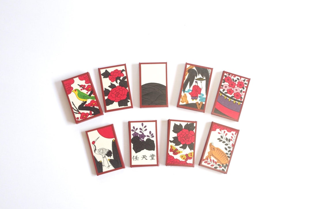 HANAFUDA RED Hanafuda Means flower Cards and It's a Traditional ...