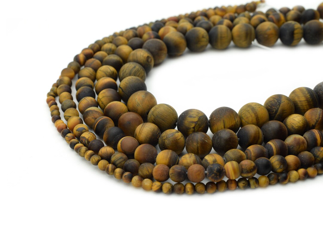 Natural Matte Tiger Eye Beads 4mm 6mm 8mm 10mm 12mm Wholesale Round ...