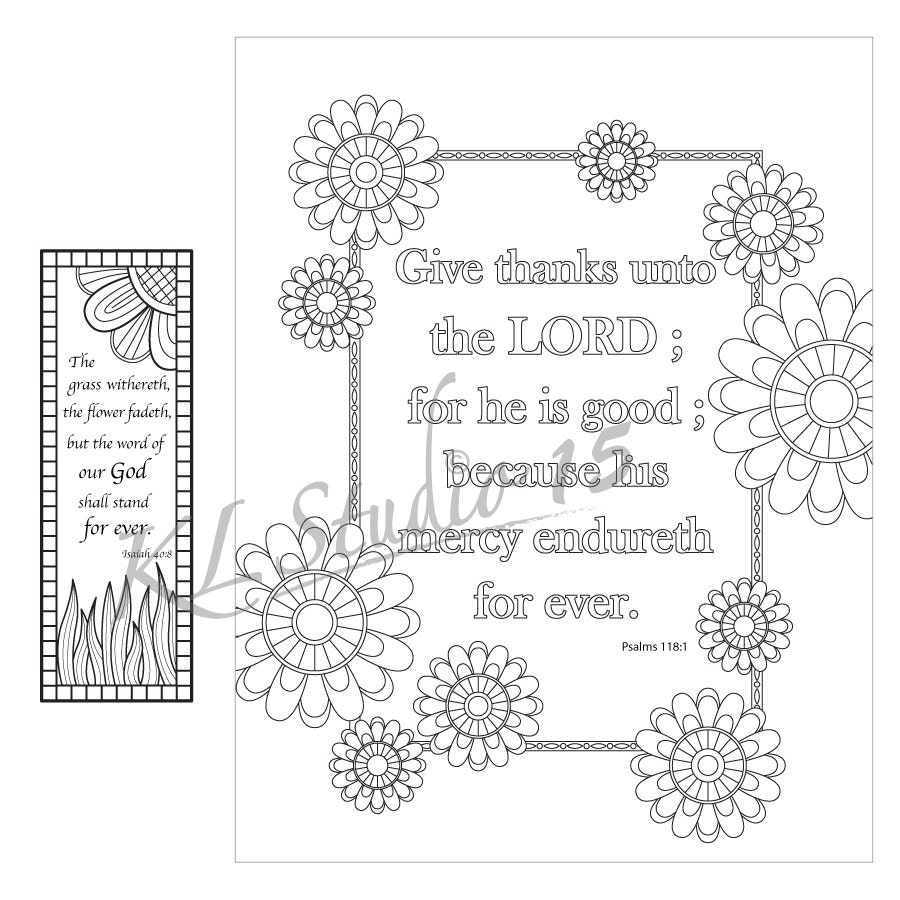 Isaiah 40 8 Coloring Page Coloring Pages
