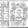 Bible Verse Coloring Bookmarks2, Instant Download - Etsy