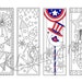 Independence Day 4th of July - Coloring Bookmarks Page, Instant ...