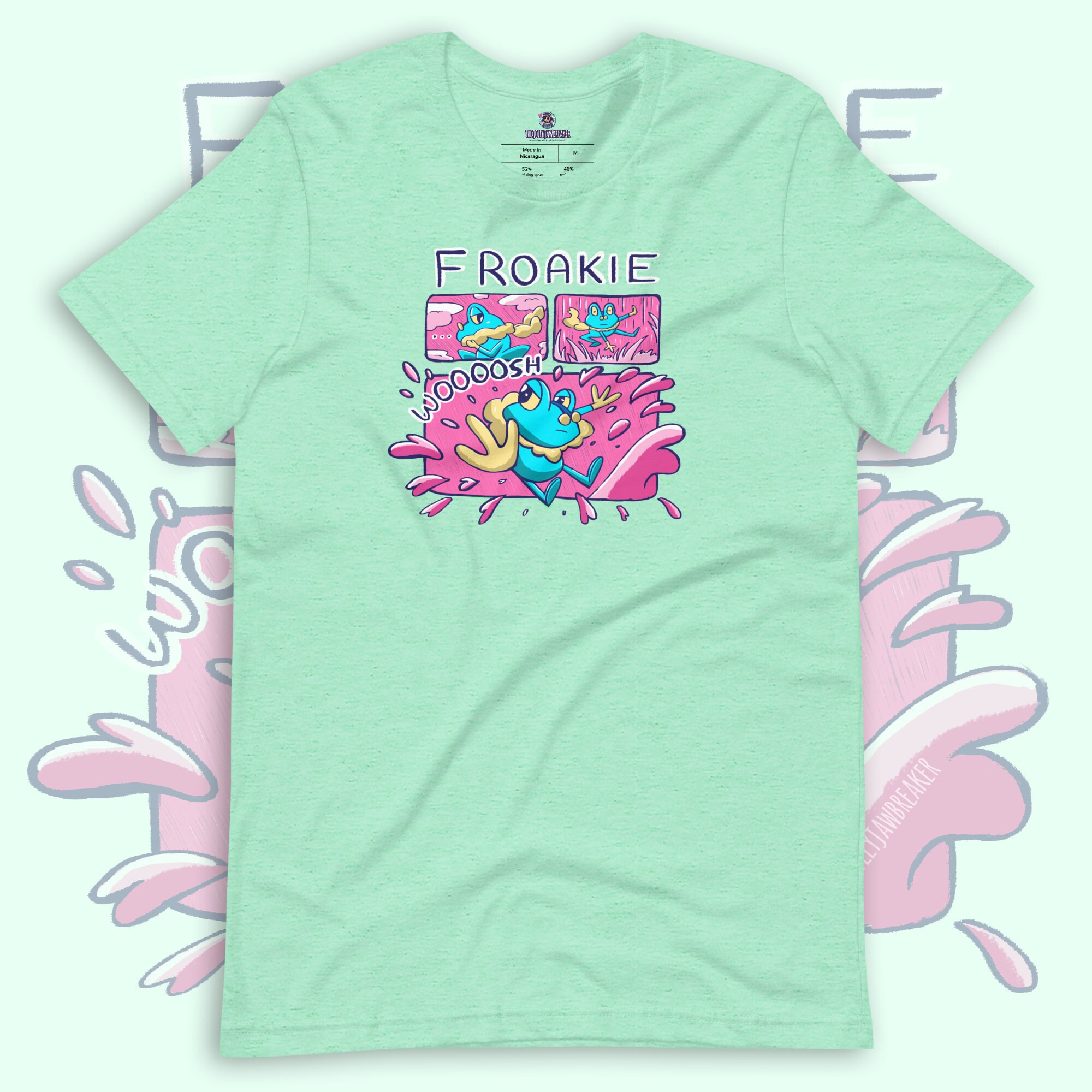 Anime Mint Blue Frog Manga Comic Panel Unisex T-shirt Gift - Etsy