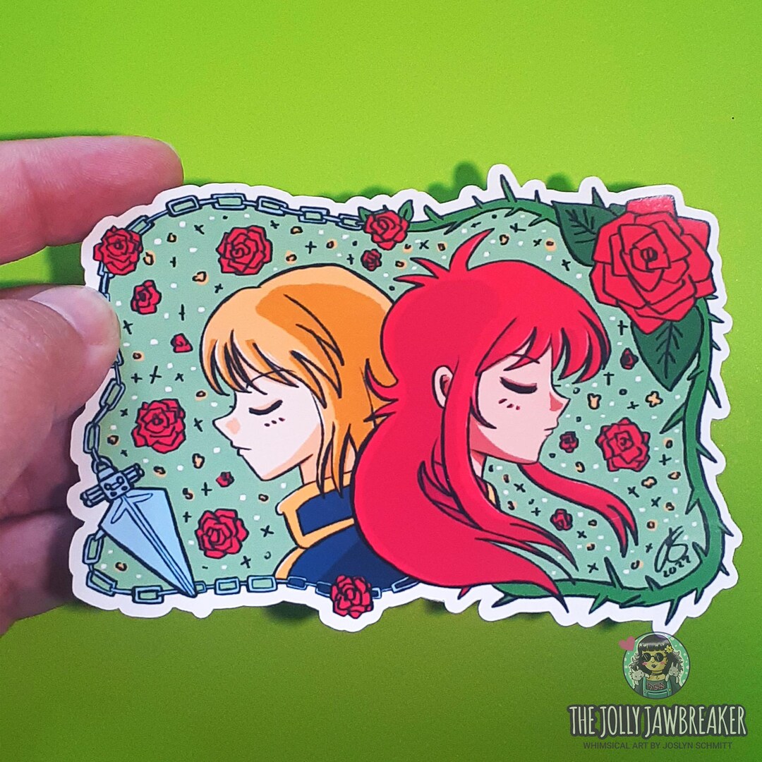 Anime Pretty Bishounen Kurama X Kurapika Vinyl Sticker - Etsy