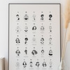 Vintage Hollywood Alphabet Poster • Starlet • A to Z - Etsy