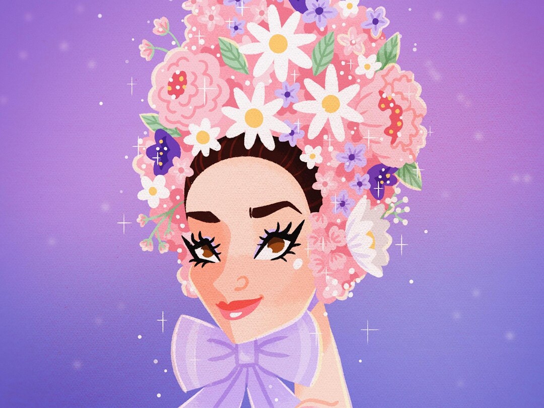 Audrey in Bloom – Art Print • Audrey Hepburn • Vintage • Art ...