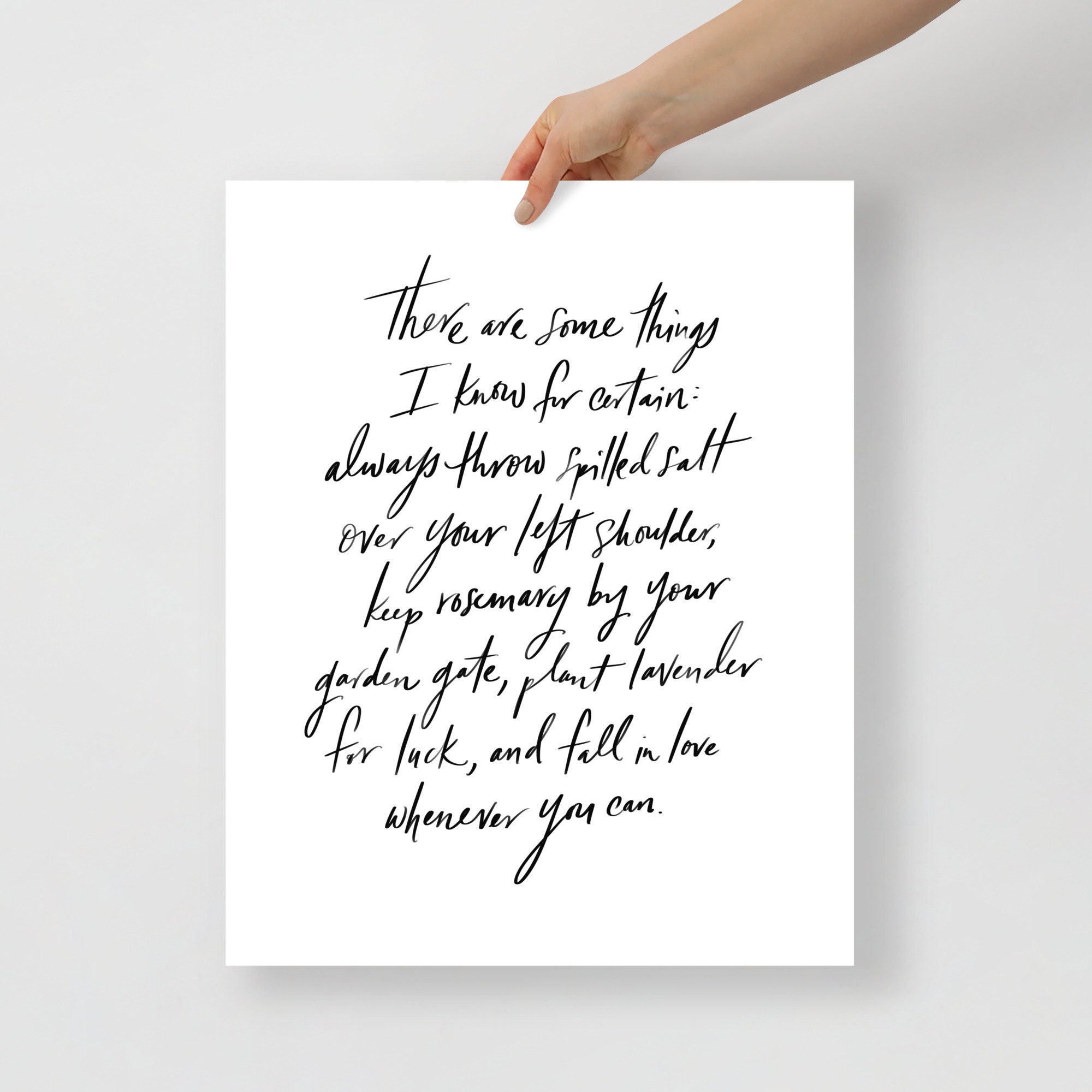 Practical Magic Poster Designed by Shea Hand-lettered - Etsy