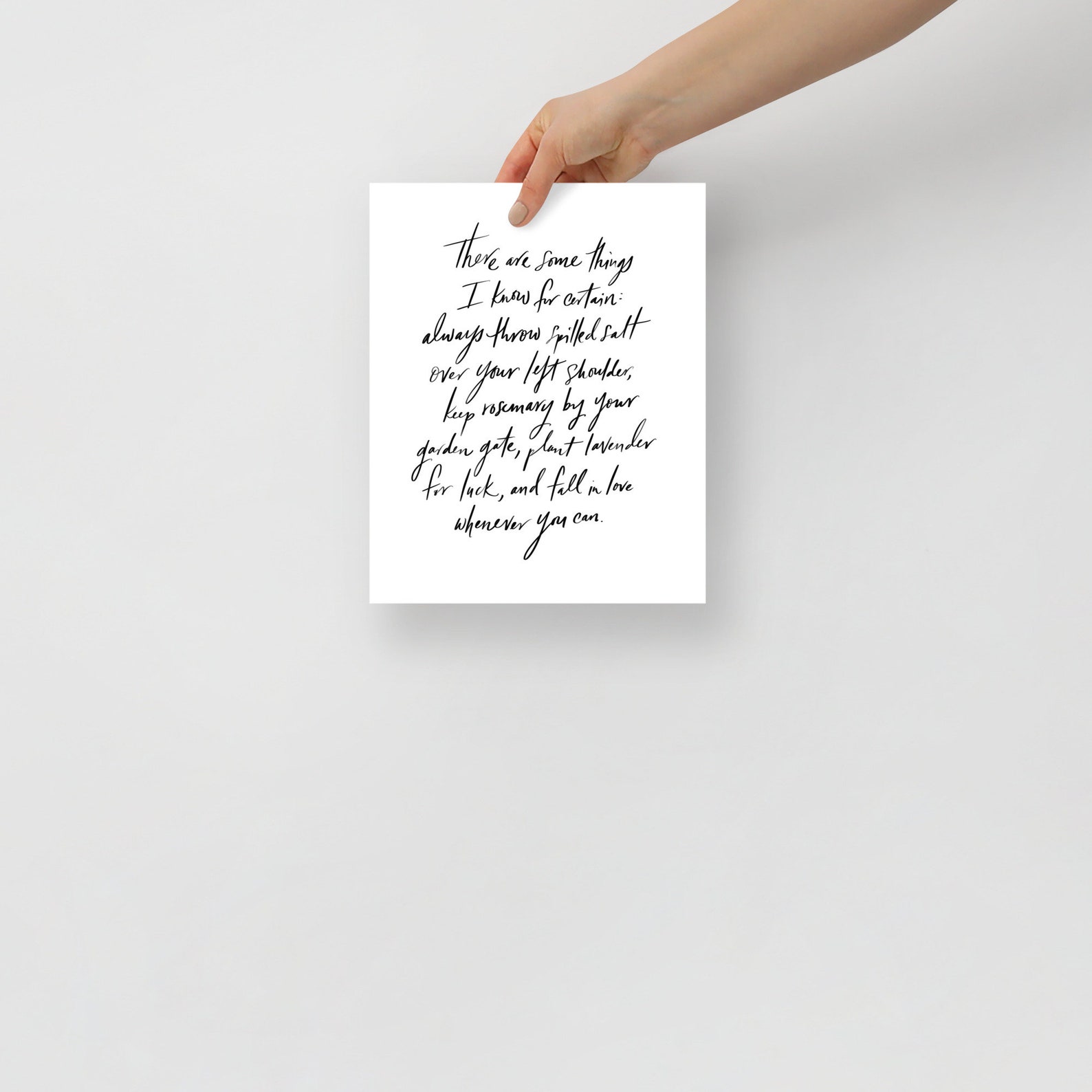 Practical Magic Poster • Designed by Shea • Hand-lettered Quote • Witch ...