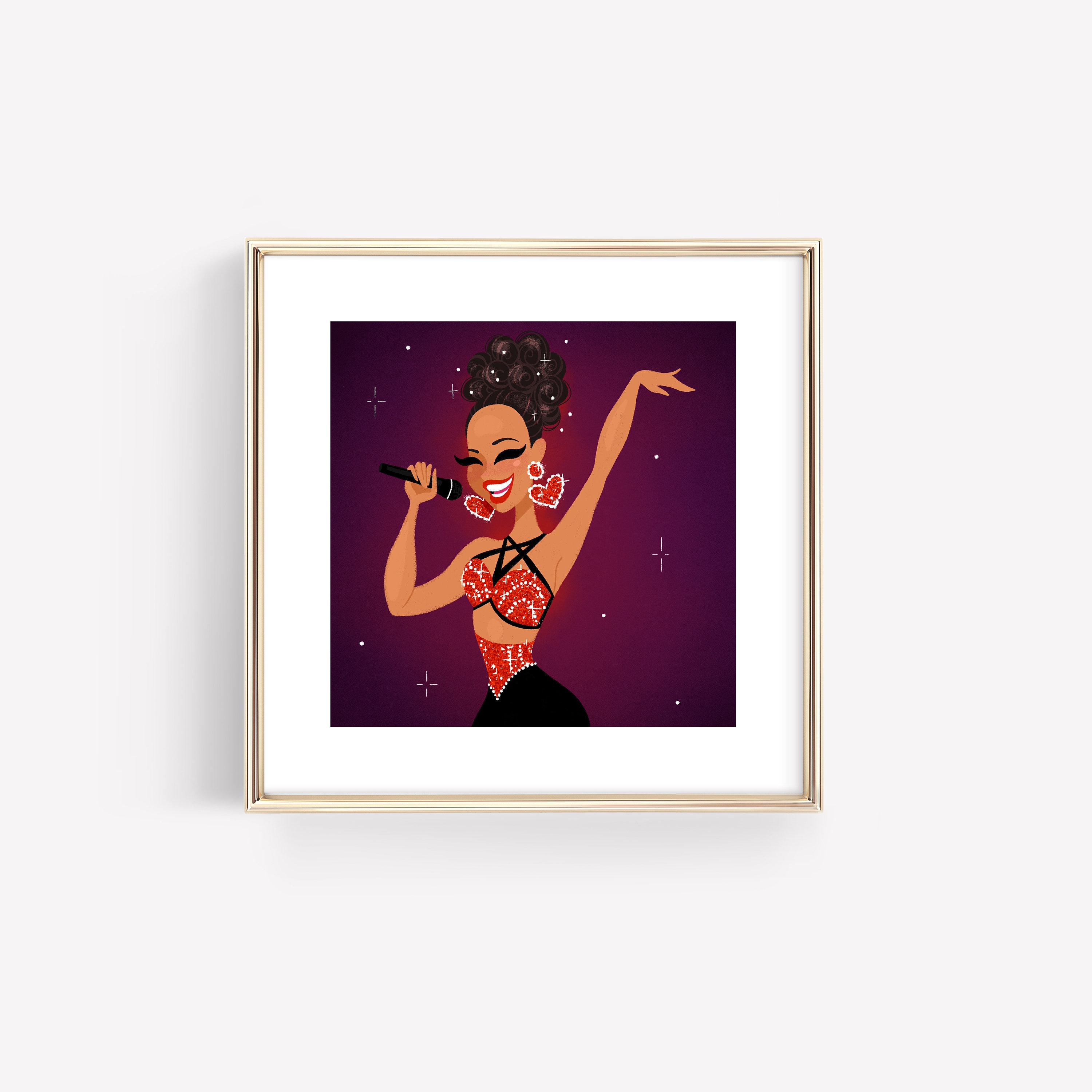 Selena Quintanilla Pérez • Queen of Tejano • Bustier • Drawing • Art ...