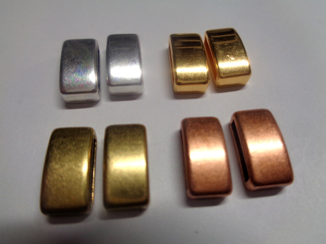 Two Rectangular Bar Spacers -- Rounded Top, Choice of Finish, High ...