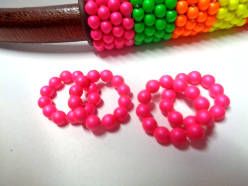 Choice of Color 4 Handmade Swarovski Crystal Neon Pearl - Etsy