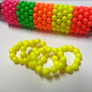 Choice of Color 4 Handmade Swarovski Crystal Neon Pearl Licorice Beaded ...