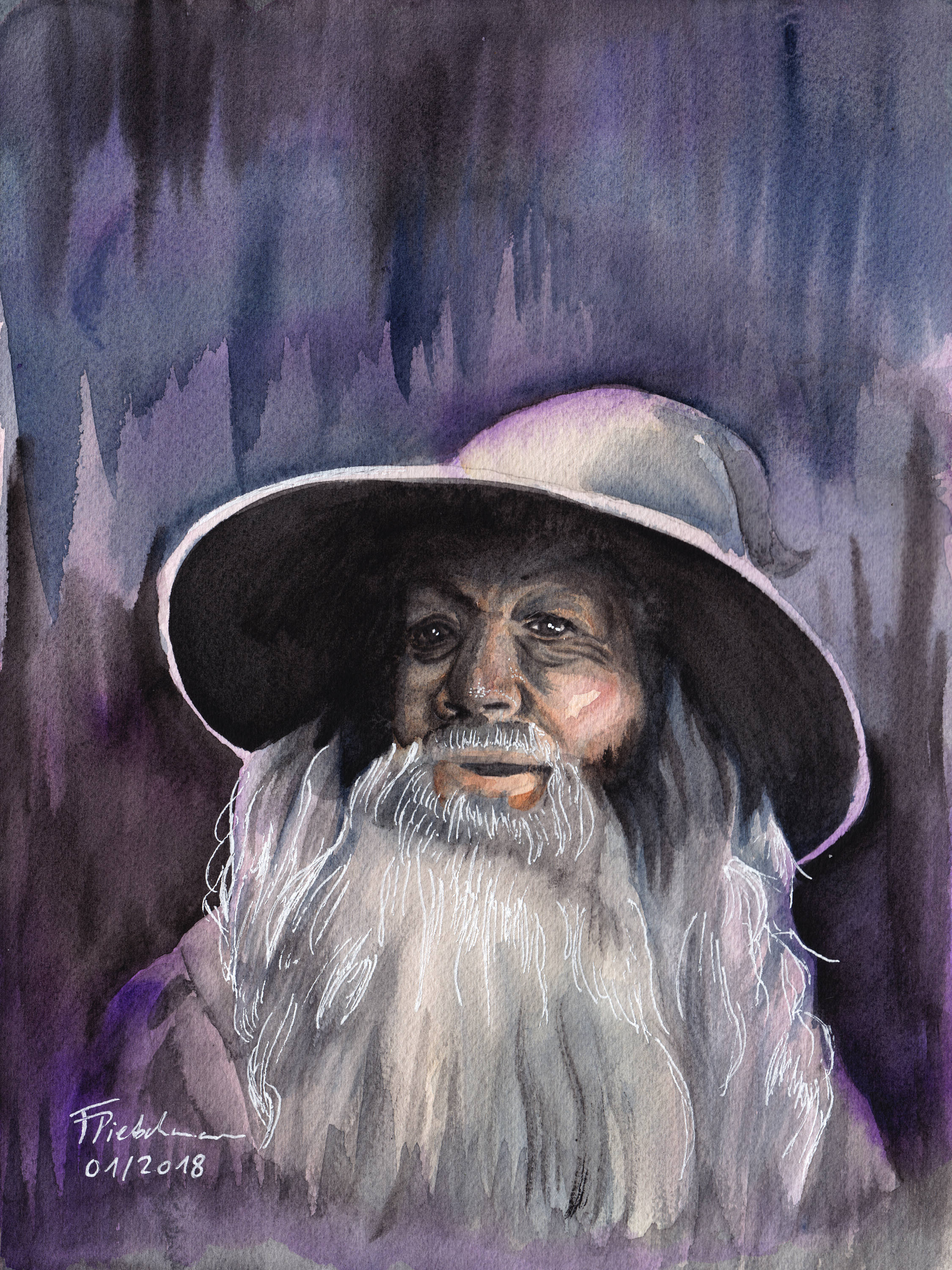 Gandalf Painting
