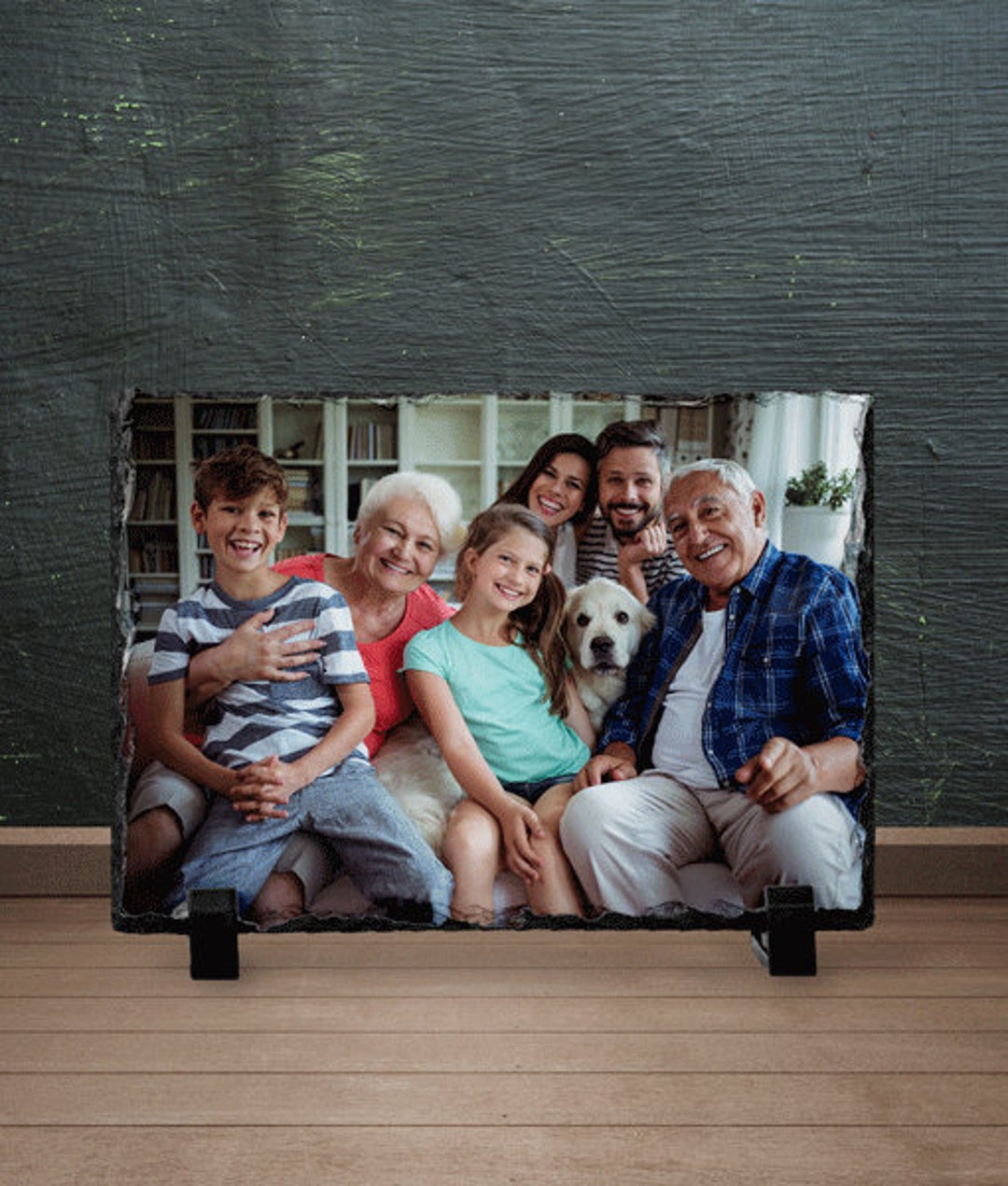 Personalised Photo Slate Rectangle Photo Rock Slate Your - Etsy