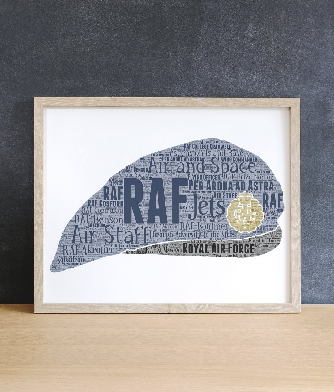 Royal Air Force Gift | Passing Out Gift | Raf Gift | Raf Print | RAF ...