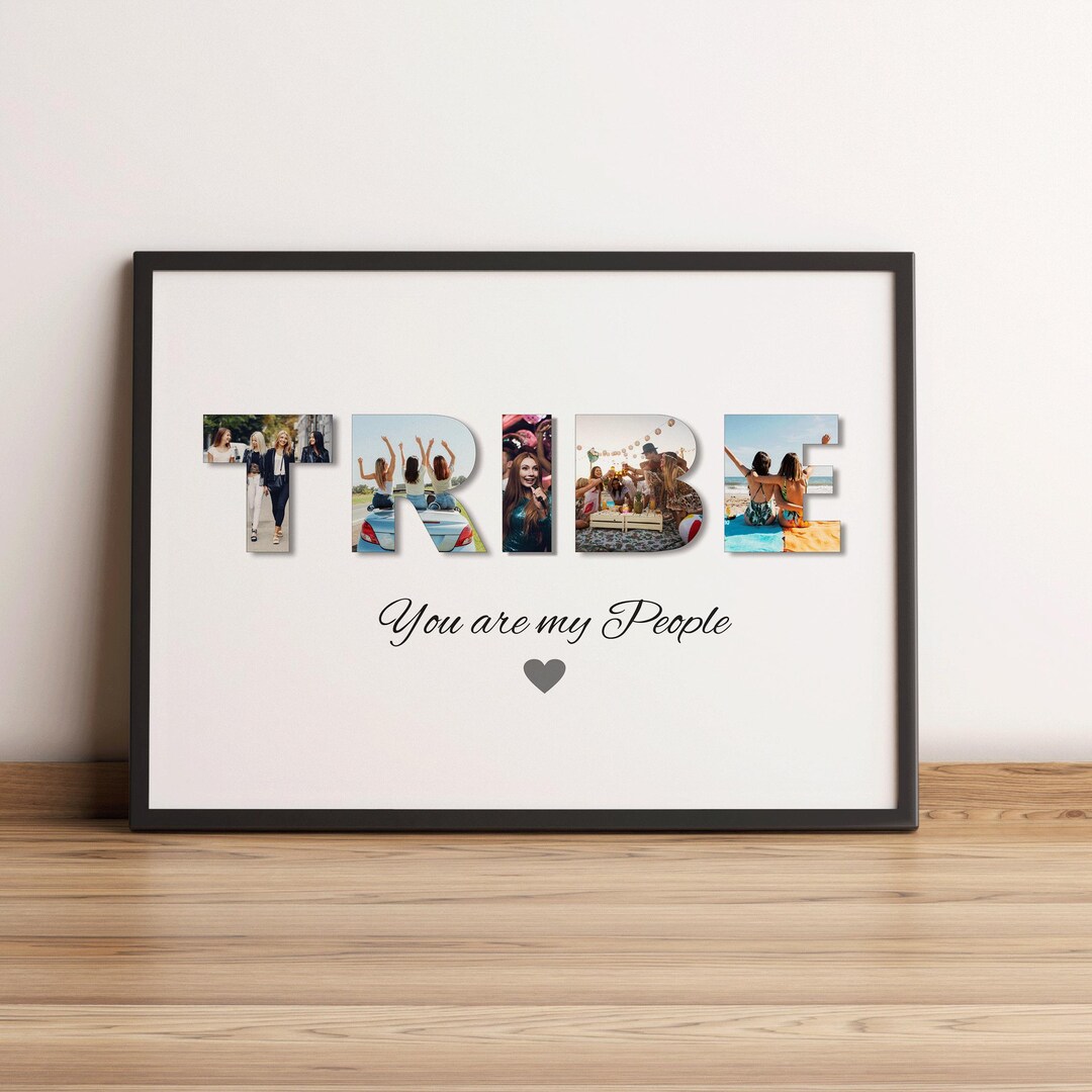 Tribe Picture Frame | Tribe Gifts | Tribe Photo Print | Custom Photo ...