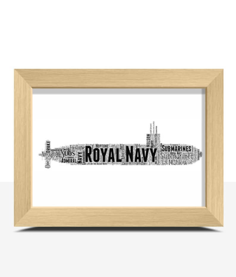 Royal Navy Gift royal Navy Word Art Gift Royal Navy - Etsy UK