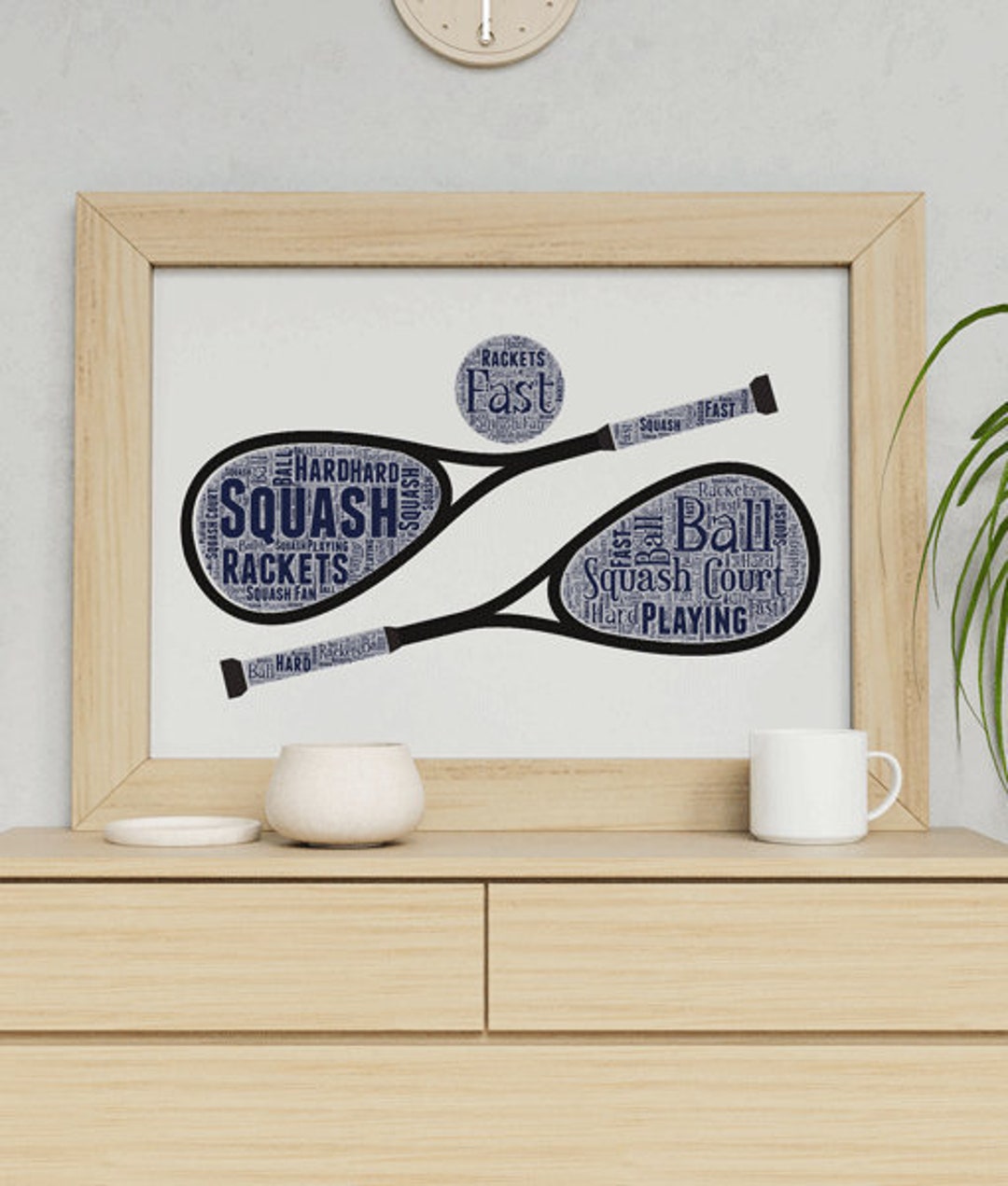 Personalised Squash Gift| Customisation Squash Coach Gift, Thank You ...