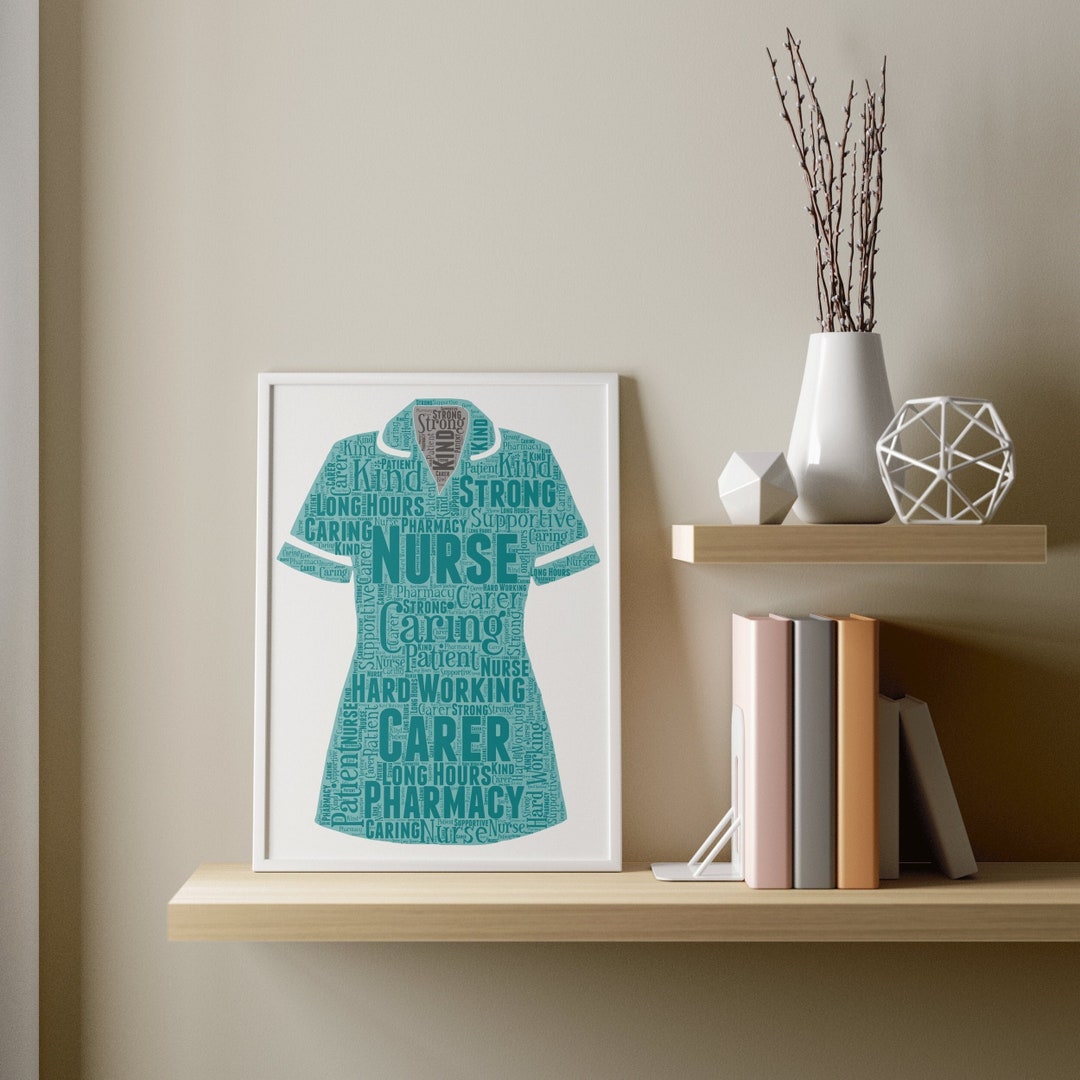 Personalised Pharmacy Nurse Gift | Nurse Retirement Gift |registered ...
