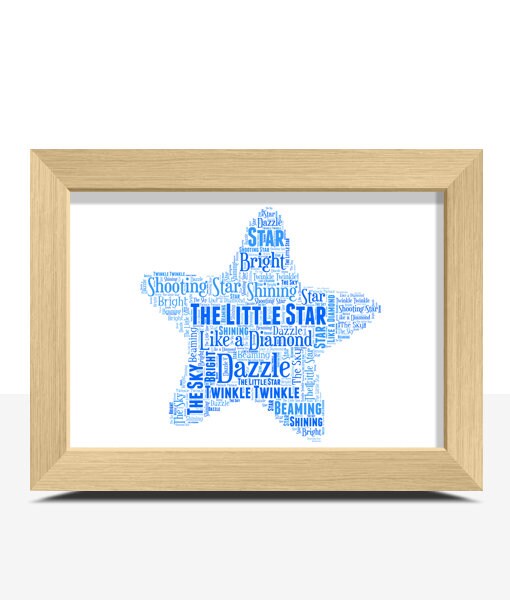 Star Gift Star Word Art Star Print achievement Gift Star - Etsy
