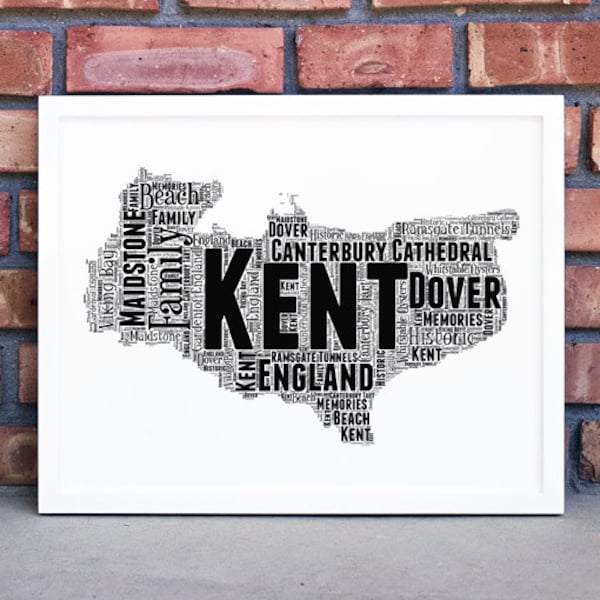 Kent Poster - Etsy UK