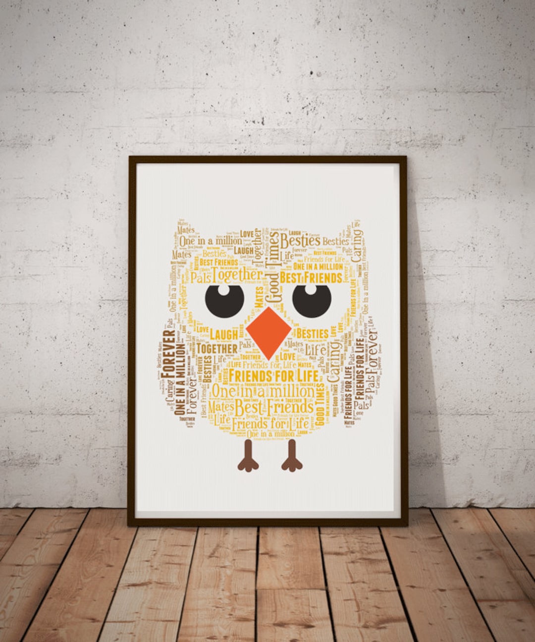 Personalised Owl Gift | Owl Word Art | Birthday | Brownie Owl Gift ...
