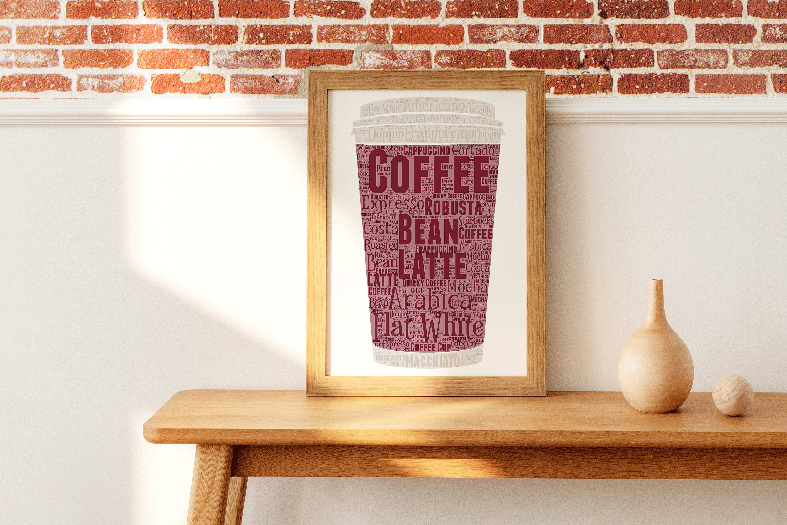 Coffee Mug Word Art Gift Personalised Coffee Cup Word Art - Etsy UK