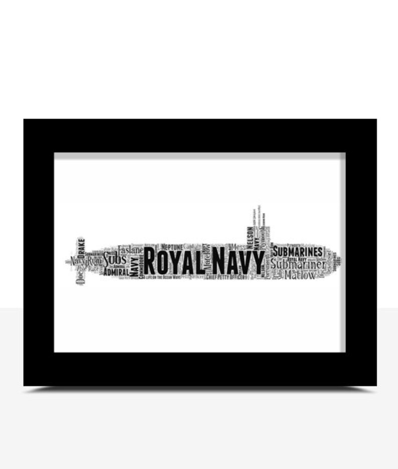 Royal Navy Gift royal Navy Word Art Gift Royal Navy - Etsy UK