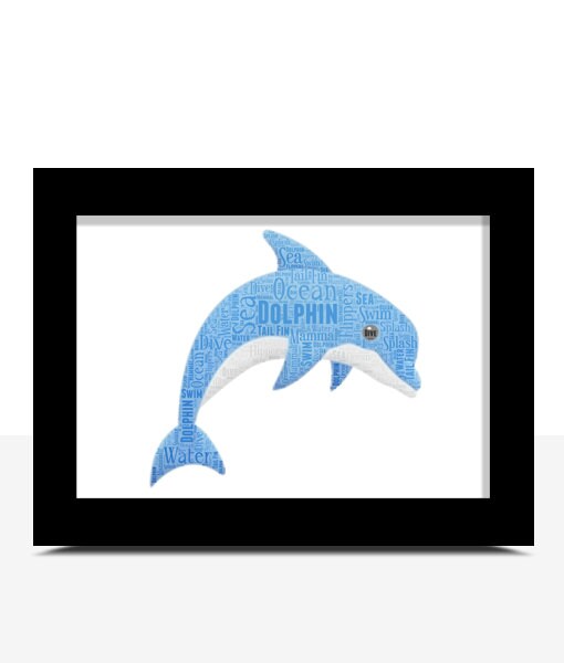 Dolphin Gifts | Personalised Dolphin Word Art | Dolphin Print | Dolphin ...