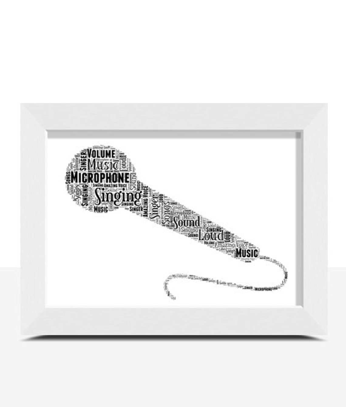 Singing Singer Gift Personalised Word Art Singer Gift Gift - Etsy UK