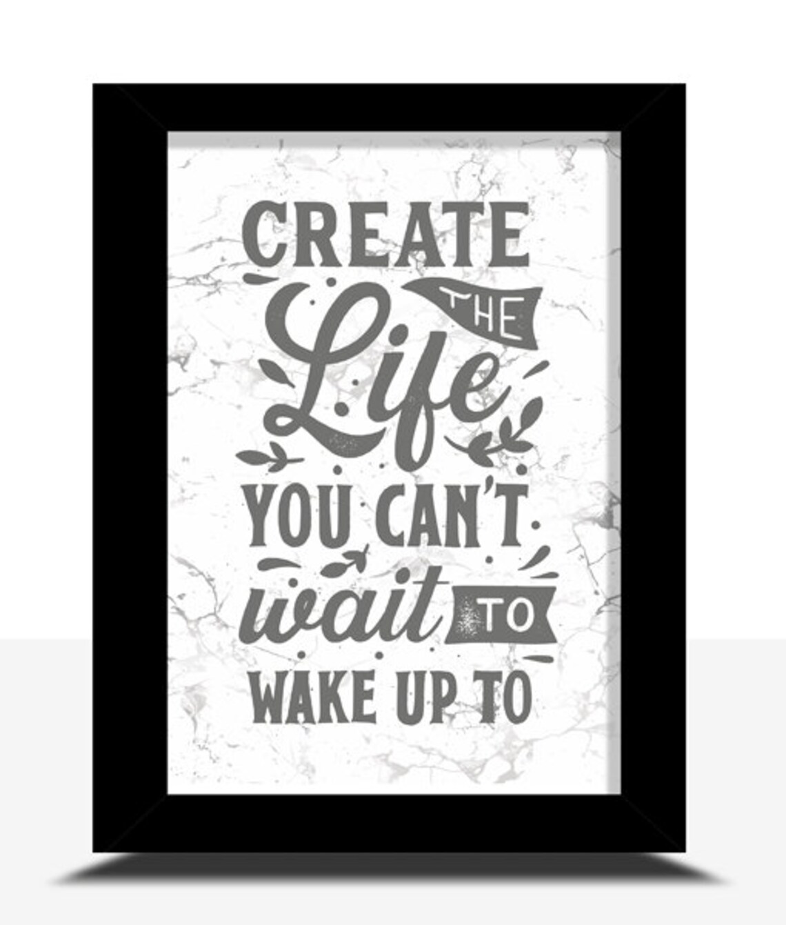 Inspirational Life Quote, Motivational Poster, Keep Motivated Art, Word ...