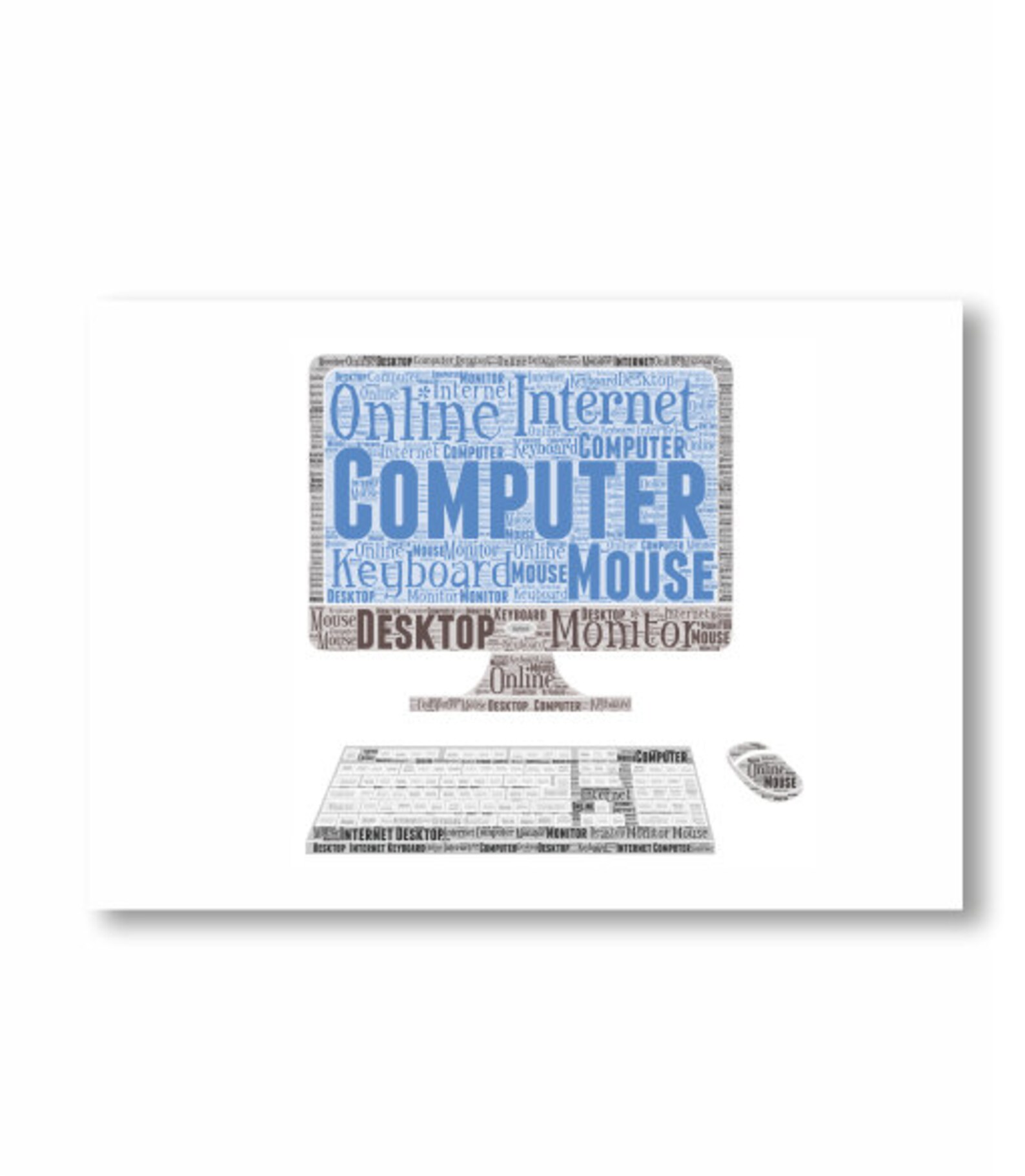 Computer Word Art Gift Personalised Word Art Computer Gift - Etsy UK