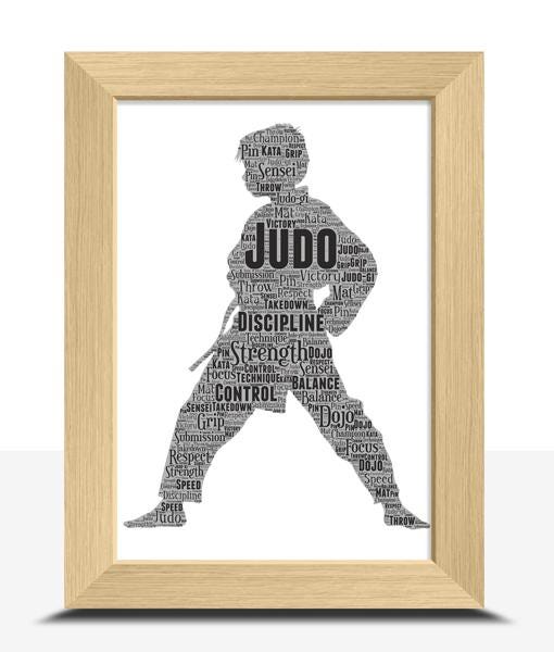 Judo Poster - Custom Judo Poster | Judo Word Art Print | Martial Arts ...