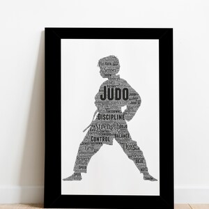 Judo Poster - Custom Judo Poster | Judo Word Art Print | Martial Arts ...