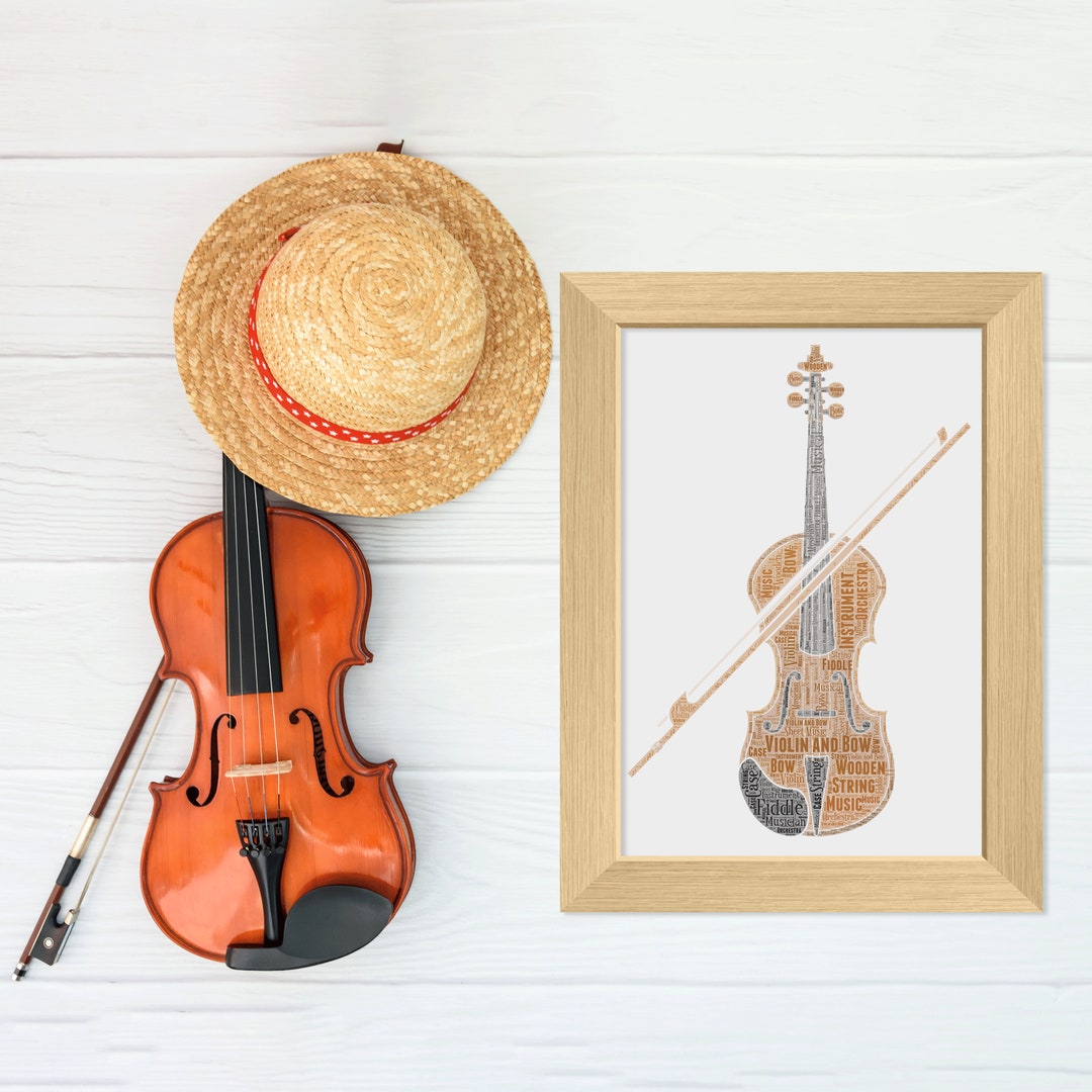 Violist Gift Violin Word Art personalised Violin Word Art - Etsy