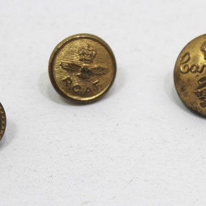 6 Vintage and Rare WW2 and RCAF Military Buttons - Etsy