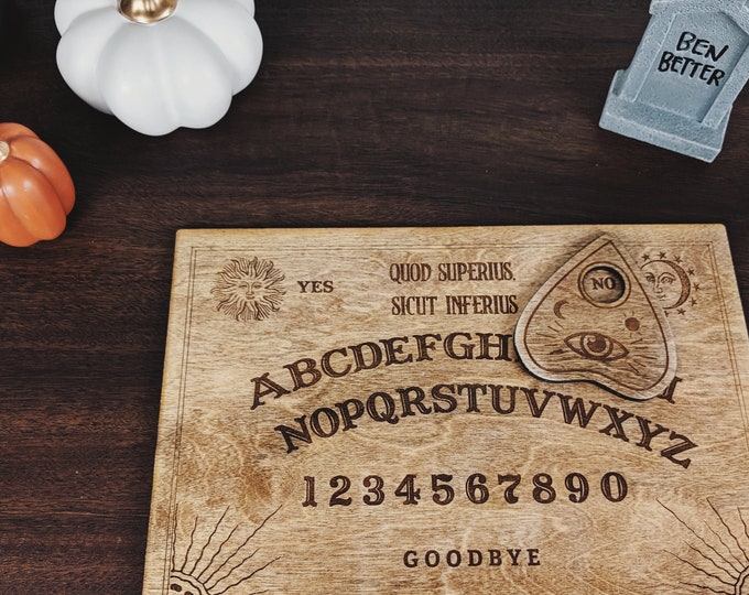 Personalized Ouija Board Spirit Board Includes Planchette - Etsy