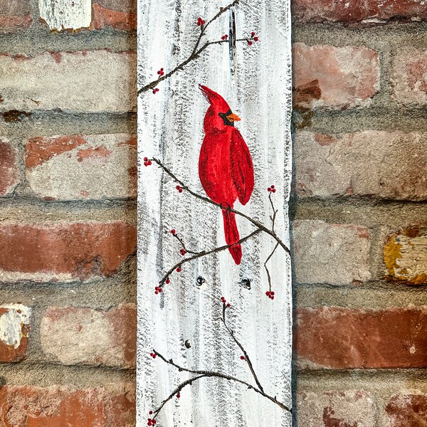Hand Painted Cardinal - Etsy