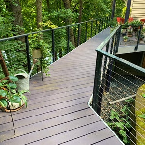 Cable Rail Fascia Side Mounted Deck Posts - Etsy