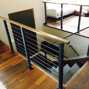 Surface Mount Cable Railing Posts and Components. | Etsy