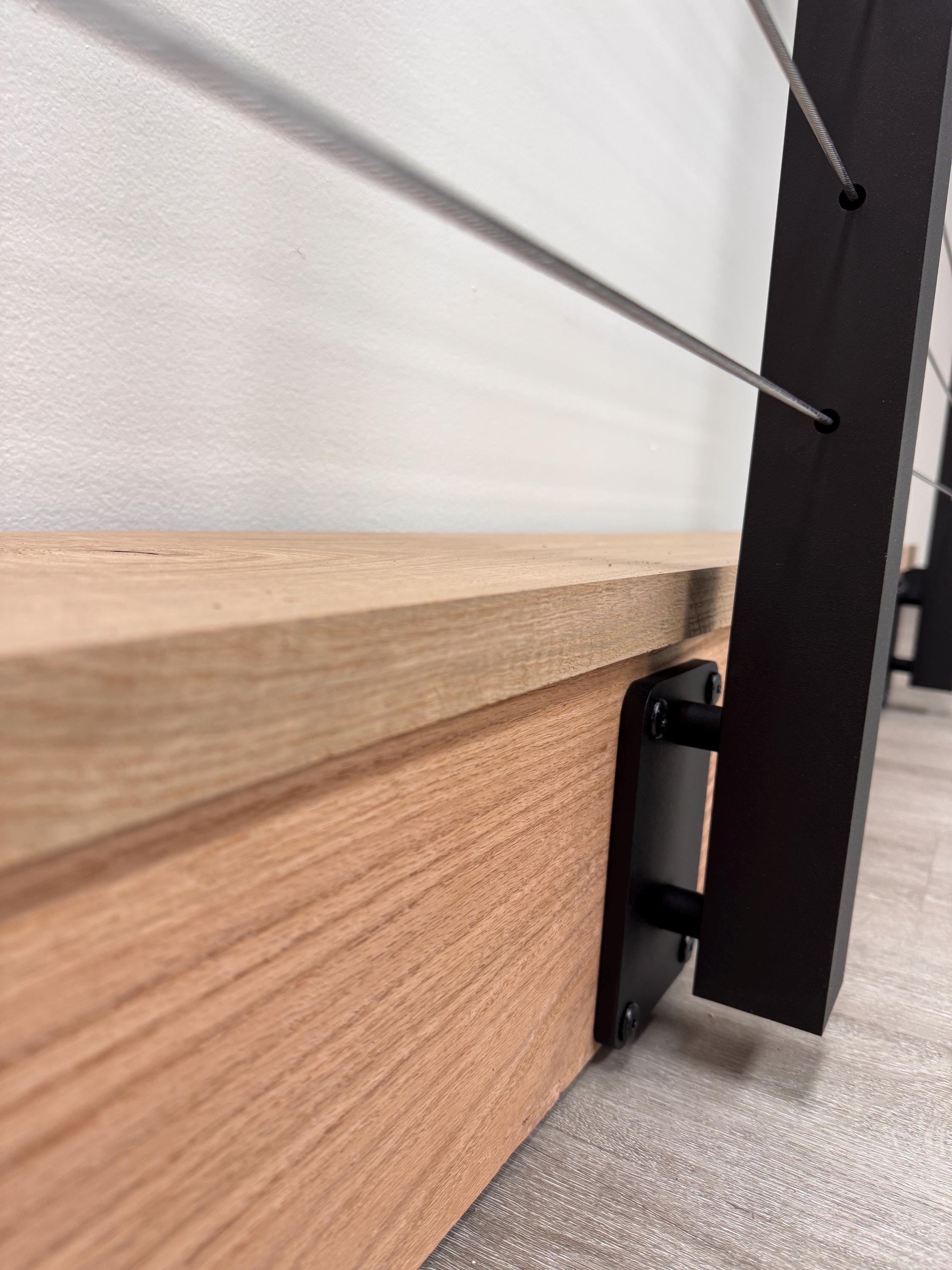 Cable Rail Fascia Side Mounted Deck Posts - Etsy