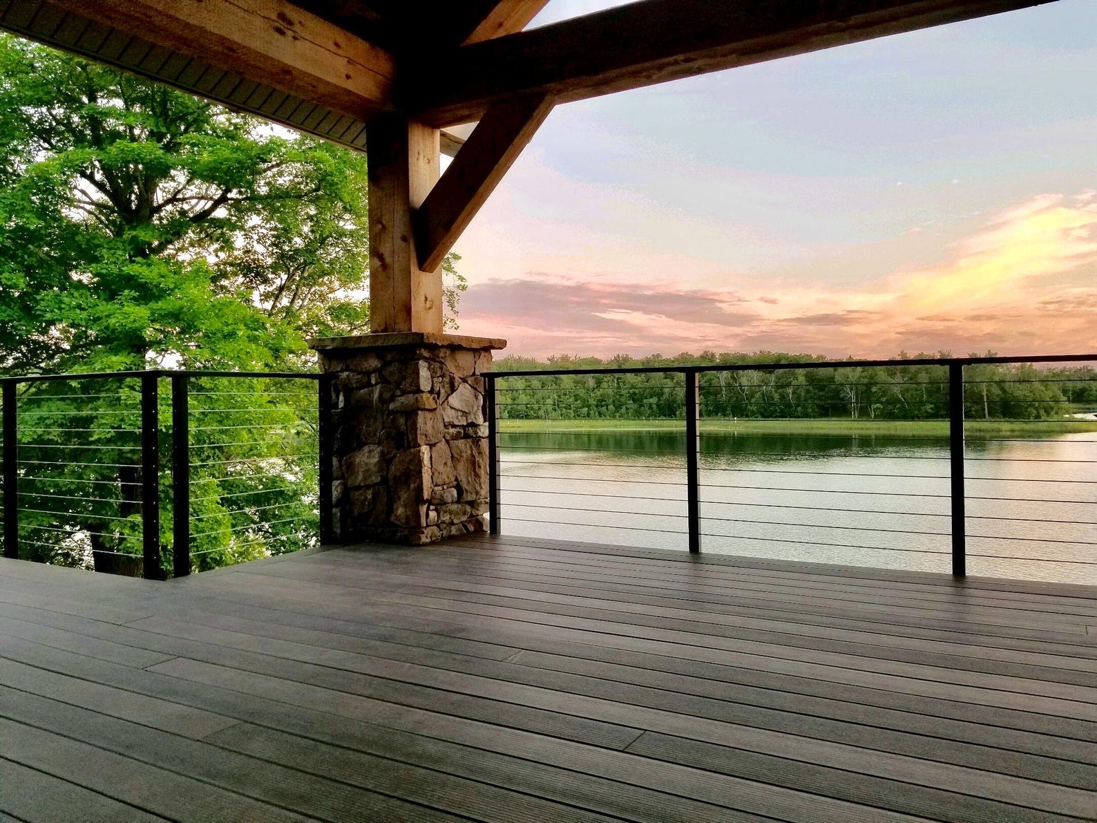 Cable Rail Fascia Side Mounted Deck Posts - Etsy