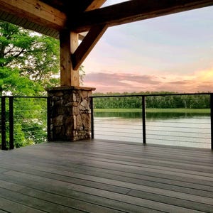 Cable Rail Fascia Side Mounted Deck Posts - Etsy