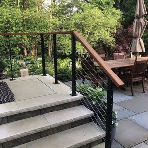 Surface Mount Cable Railing Posts and Components. - Etsy