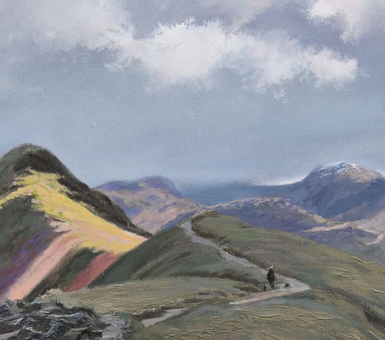 Lake District Print, Catbells, Cumbria Landscape Print, Lake District ...