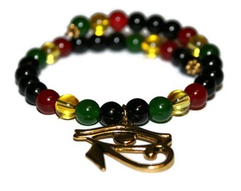 Jamaican bracelet | Etsy